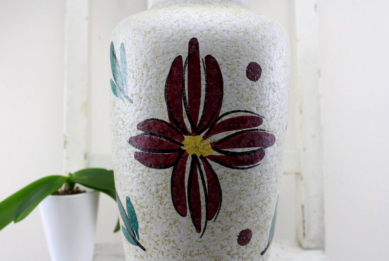 Vintage. Flower Vase Ceramic Handmade 70s Vase 1057/31 | Etsy