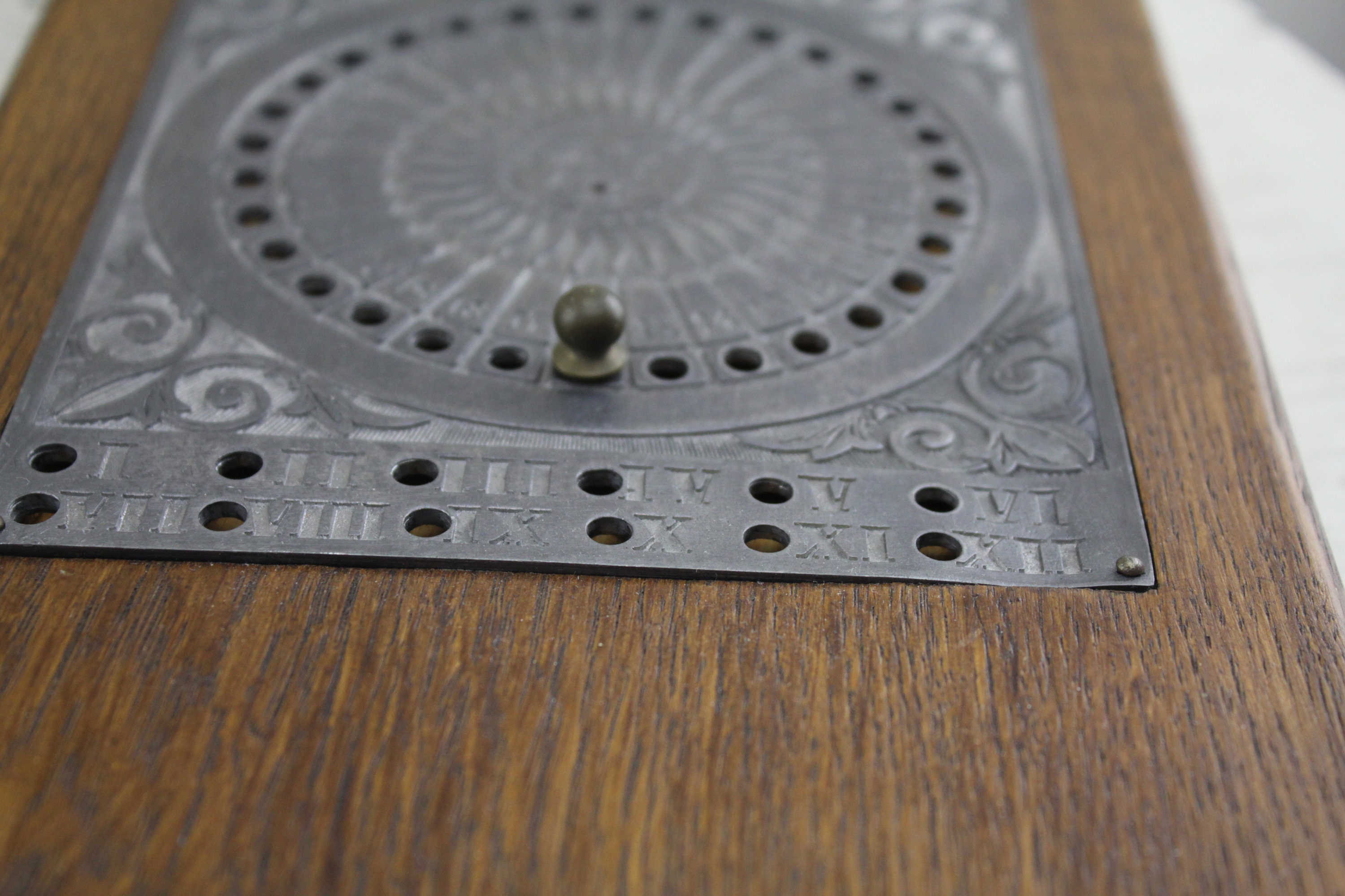 Vintage. Sun Calendar From Lead and Wood Vintage Wall - Etsy