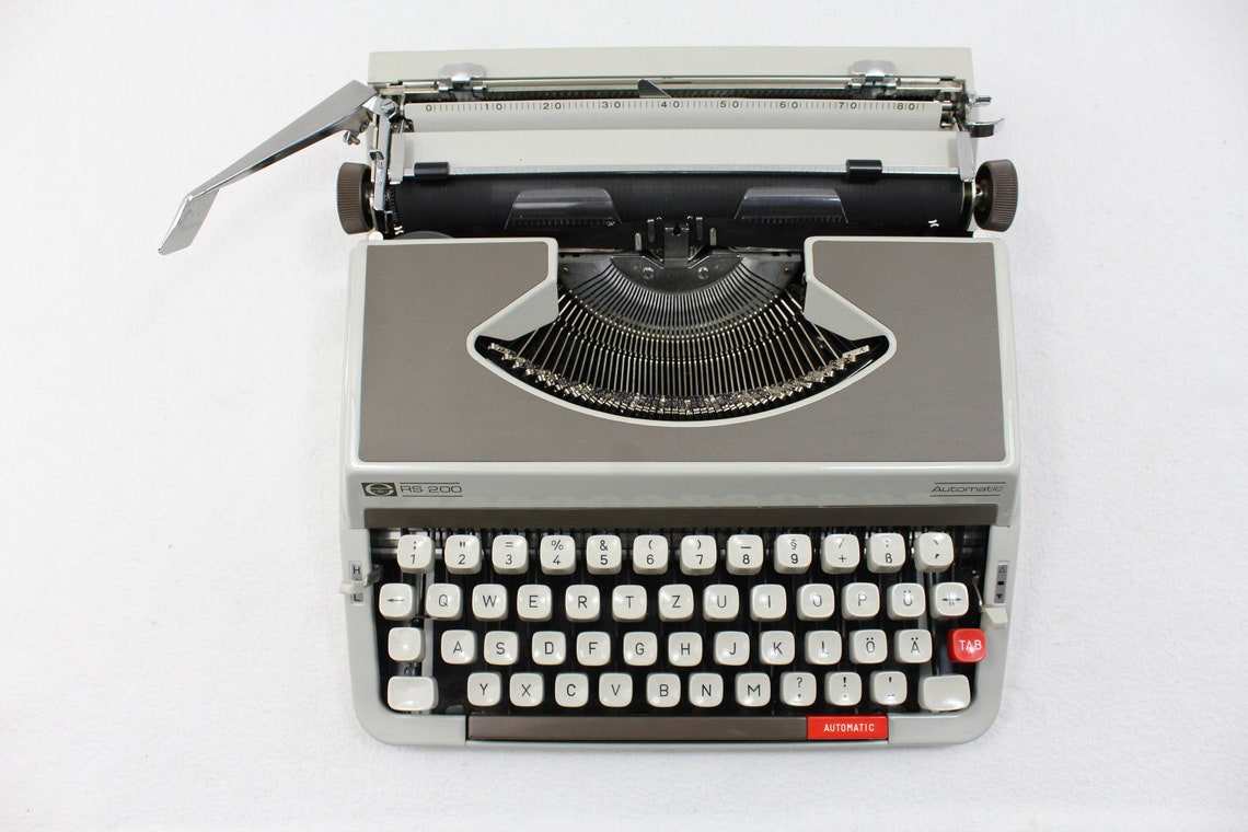Typewriter Elite RS 200 Vintage 60s Office Mechanical Typewriter - Etsy