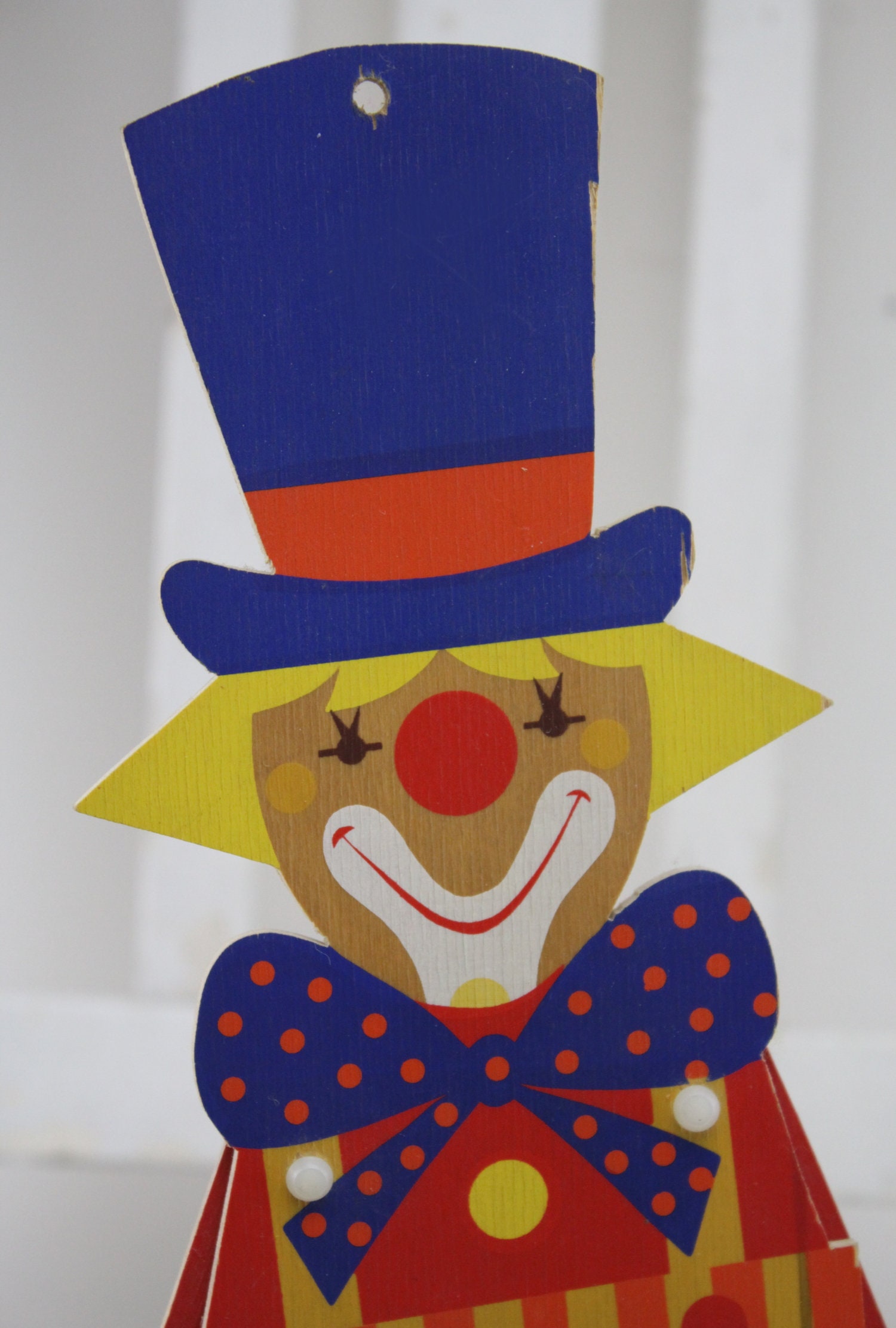 60s Mertens, Clown Jumping Jack, Jumping Jack Children's Room Wall ...