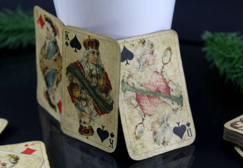 Vintage. Antique Playing Cards Set of 53 Cards 30s Card Game | Etsy