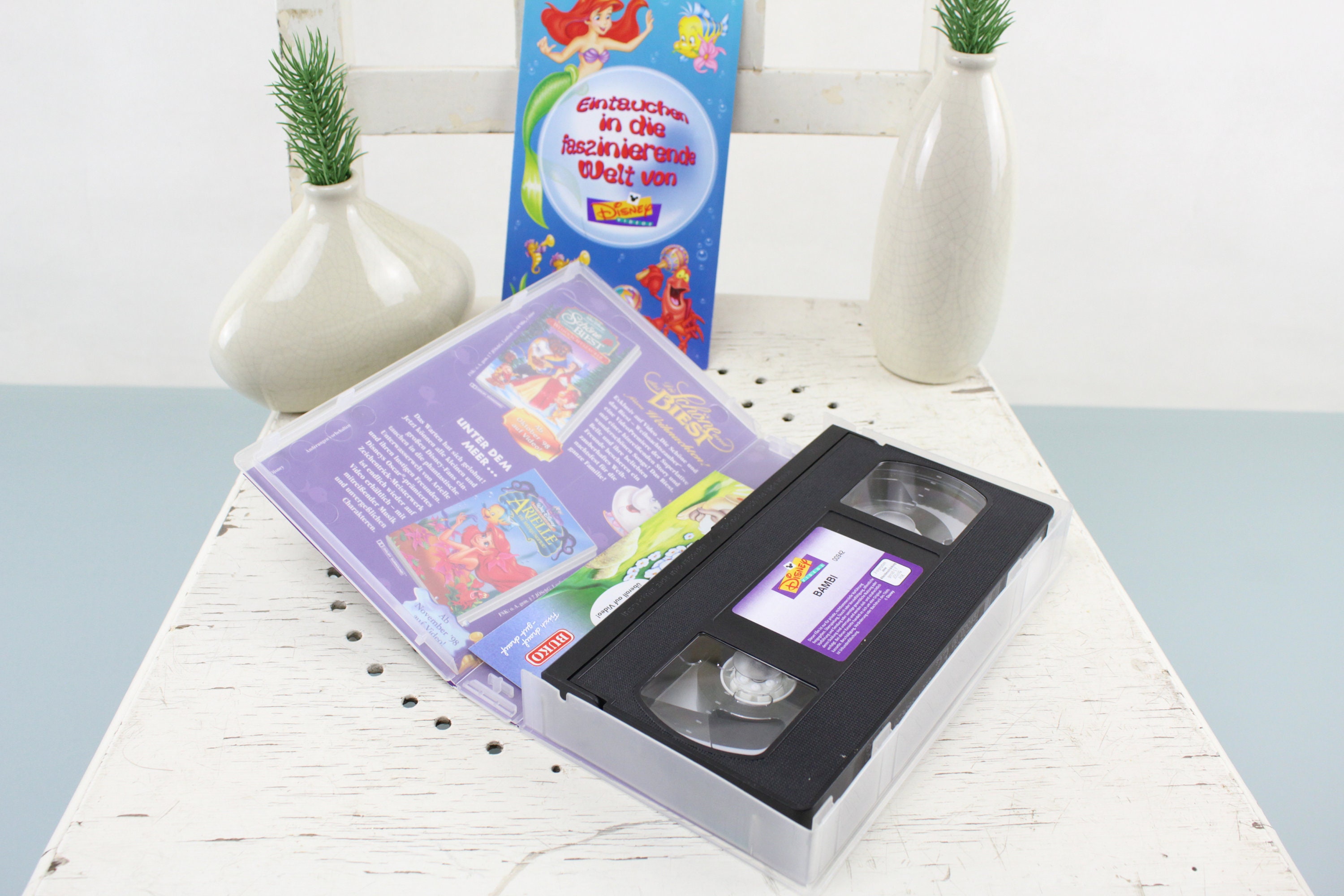 Walt Disney BAMBI Masterpiece Video Cassette for Video Recorder ...