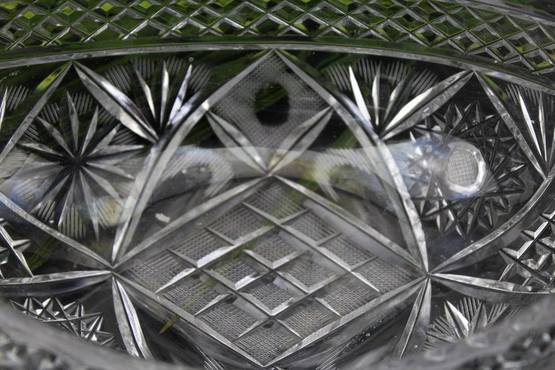 Glass Bleed Crystal Bowl Bowl With Embellishments Bonboniere ...