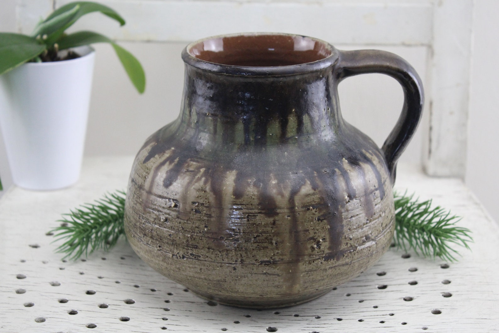 Vintage. Vase Fat Lava Vase Pop Art Mid Century Decor | Etsy