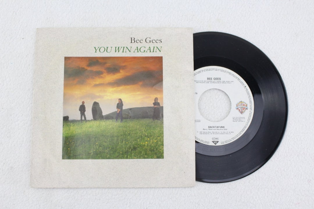 Record BEE GEES You Win Again Record Warner Bros 1987 - Etsy