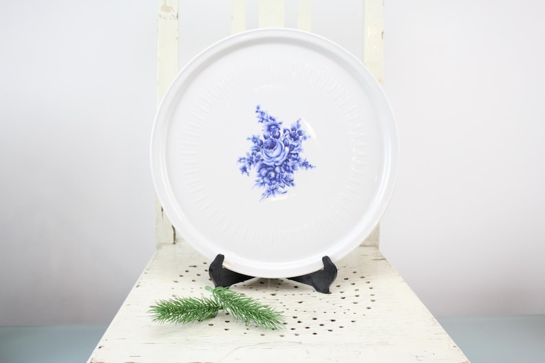 Vintage Zeh Scherzer Porcelain Cake Plate, Bavaria, Germany | Retro ...