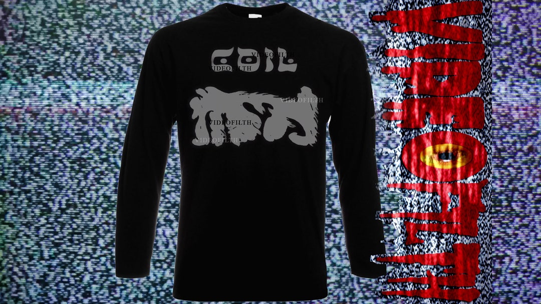 COIL Pre Shrunk Cotton Long Sleeve Shirt Throbbing Gristle Psychic TV ...