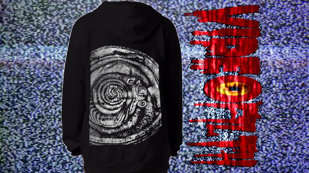Uzumaki Zip up Zipper Hoodie Japanese Manga Body Horror - Etsy