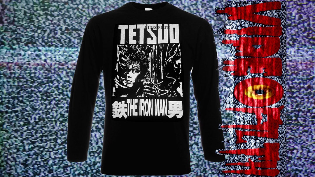 TETSUO the Iron Man Pre Shrunk Cotton Long Sleeve Shirt Silk Screen ...