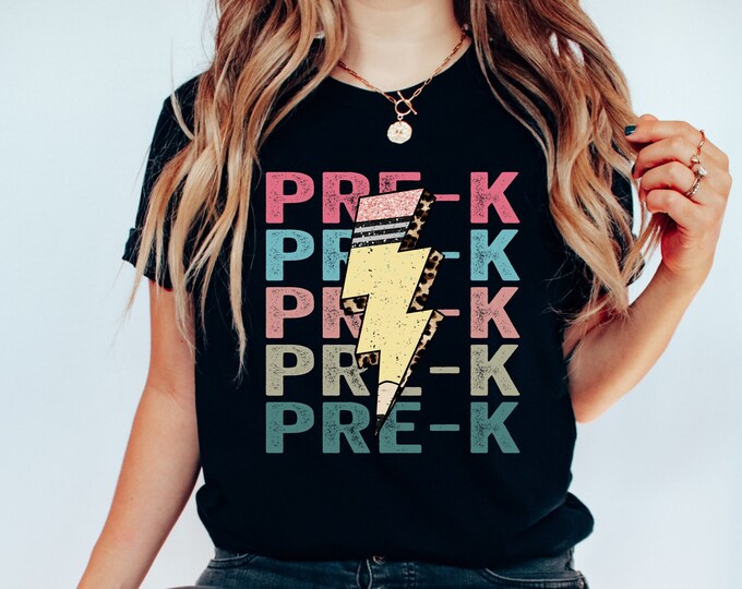 Pre-k Shirt Preschool Shirts Prek Teacher Appreciation Gift Pre K ...
