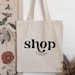 Shop Local Canvas Tote Bag - Etsy