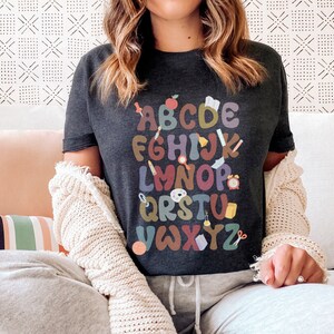 Cute Abcs Shirt, ABC T-shirt, Alphabet Shirt, Preschool Teacher Shirt ...