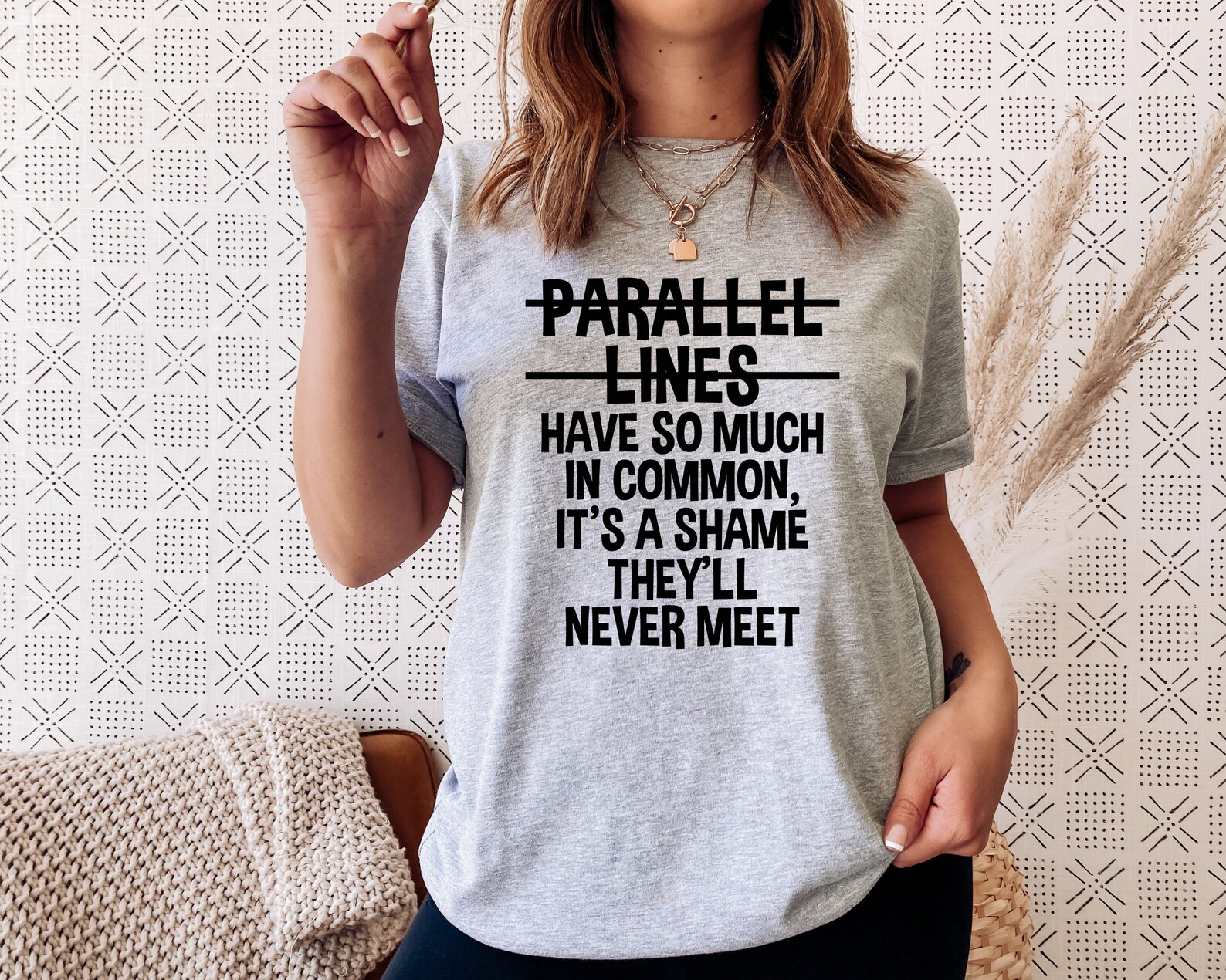 Parallel Lines Math Shirt Funny Math Shirt Math Teacher | Etsy