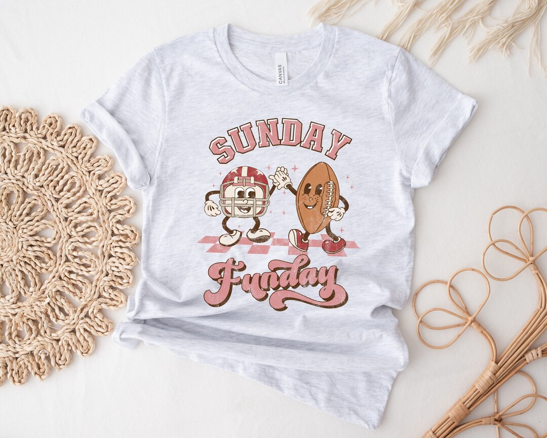 Sunday Funday Football Shirt, Football Tees, Football Gameday Shirt ...