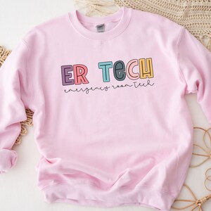 ER Tech Sweatshirt, Emergency Room Technician Sweatshirt, Emergency ...