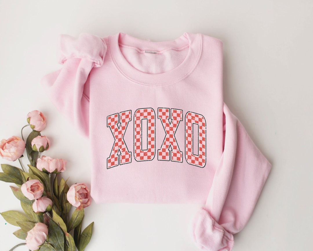 XOXO Sweatshirt, Xoxo Valentine's Day Sweater, Womens Valentine ...