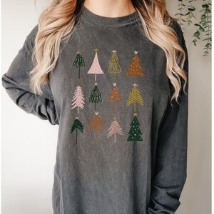 Long Sleeve Christmas Shirt for Women, Womens Long Sleeved Christmas ...