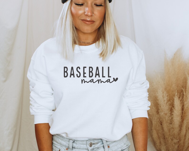 Baseball Mama Sweatshirt, Baseball Mom Sweater, Baseball Mama Shirt ...