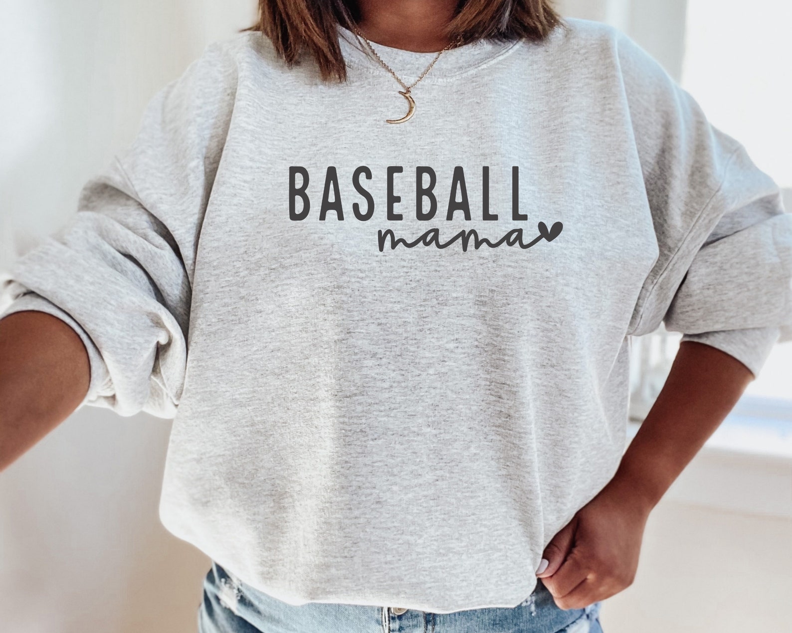Baseball Mama Sweatshirt Baseball Mom Sweater Baseball Mama | Etsy