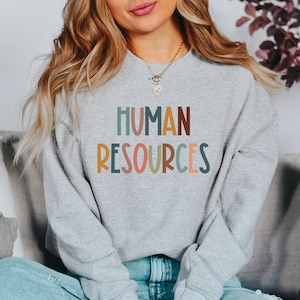 HR Sweatshirt, Human Resources Sweatshirt, HR Gift, Human Resources ...