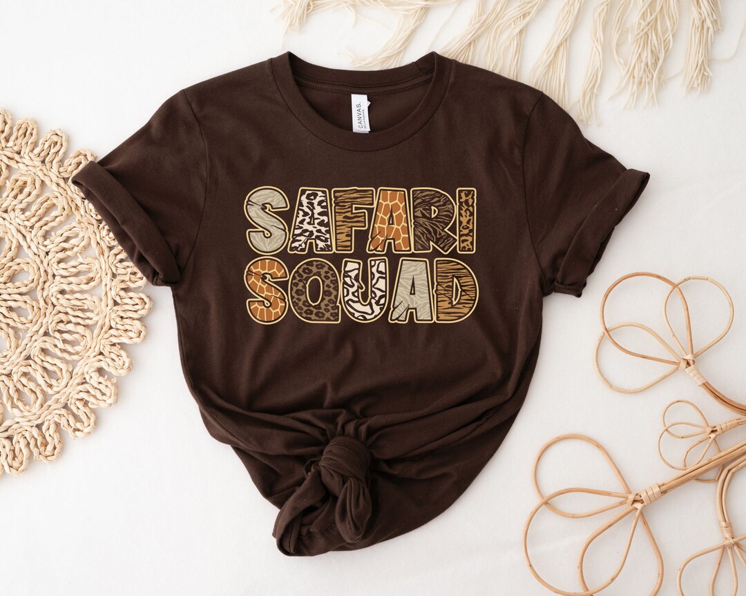 Safari Squad Shirt, Safari Tees, Safari Trip Shirts, Zoo Shirts, Zoo ...