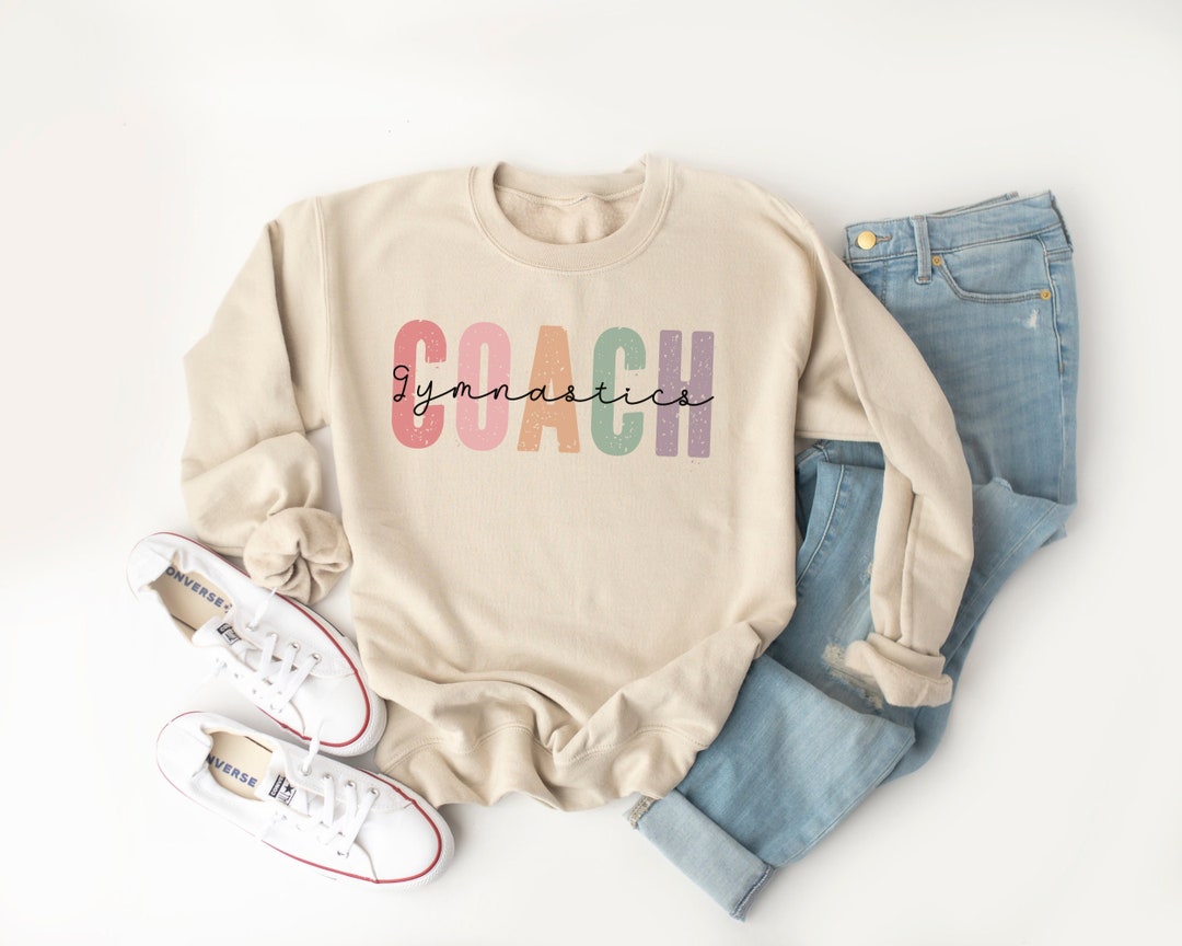Gymnastics Coach Sweatshirt, Gymnastics Coach Shirt, Gymnastics Coach ...