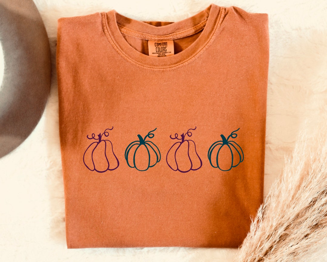 Comfort Colors® Fall Shirt, Pumpkins Shirt, Fall Tees for Women ...