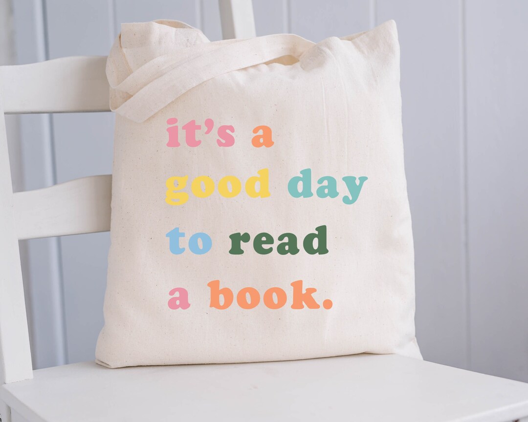 It's A Good Day to Read a Book Canvas Tote Bag - Etsy
