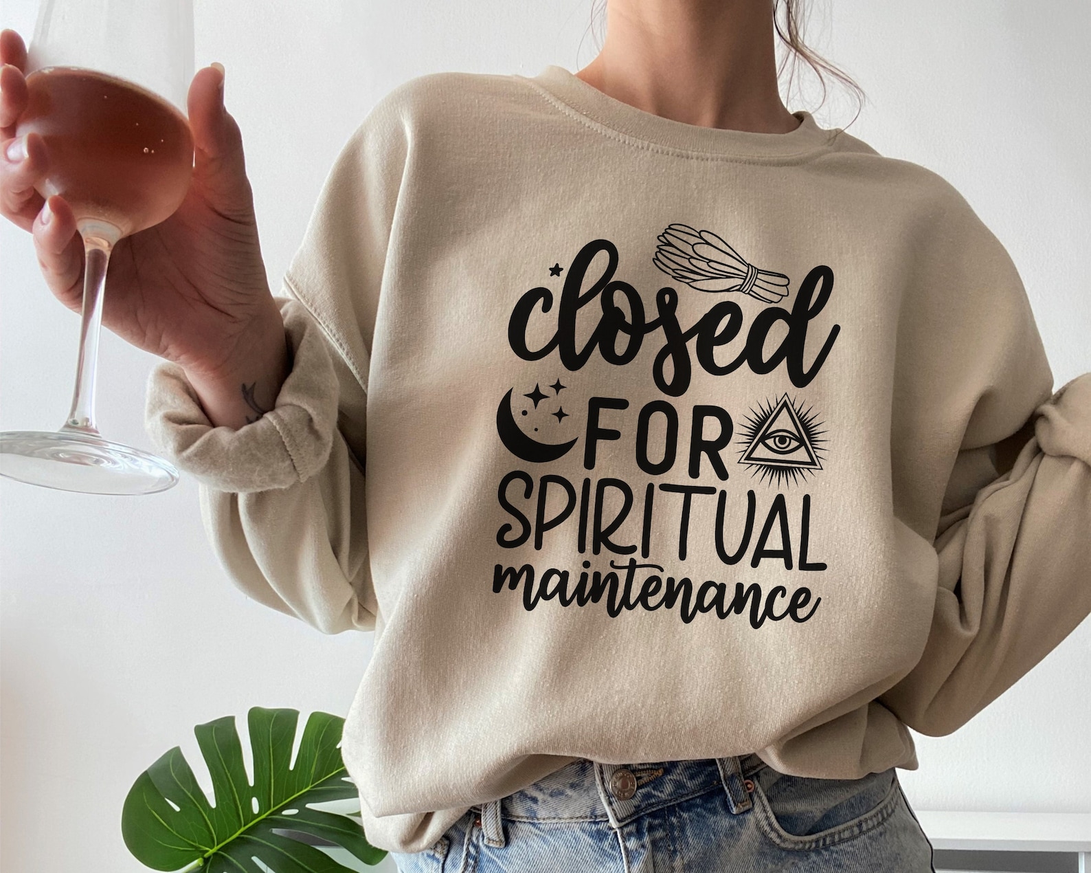 Closed for Spiritual Maintenance Sweatshirt Spiritual Gift - Etsy