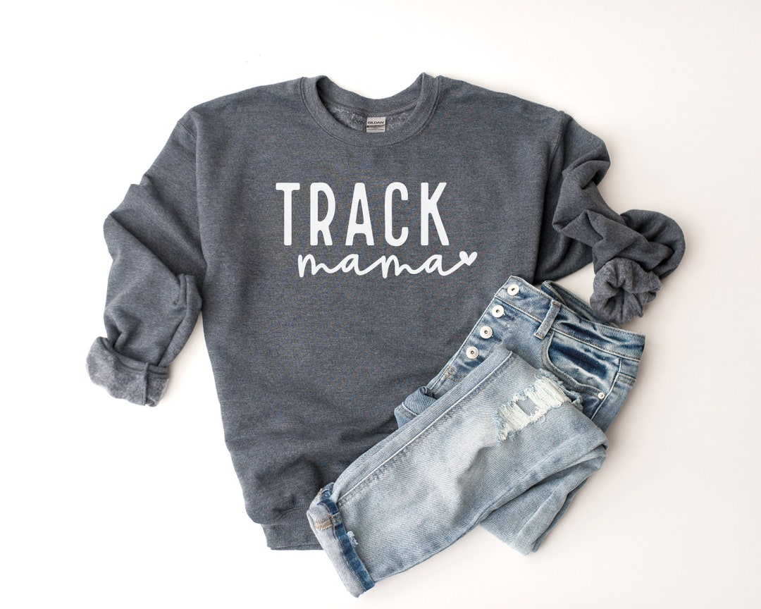 Track Mama Sweatshirt, Track Mom Crewneck, Track Mama Shirt, Track and ...