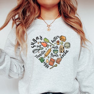 Baker Sweatshirt, Bakery Sweatshirt, Baker Gift, Baking Lover Gift ...