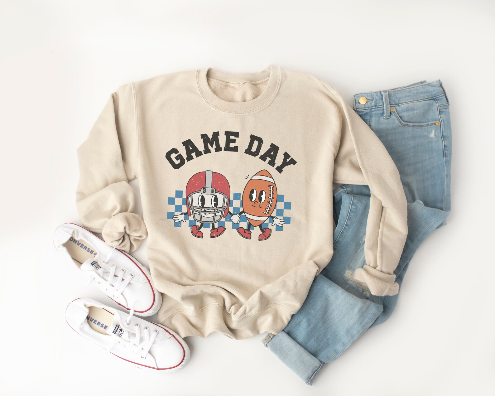 Football Gameday Sweatshirt, Football Crewneck, Gameday Crewneck ...