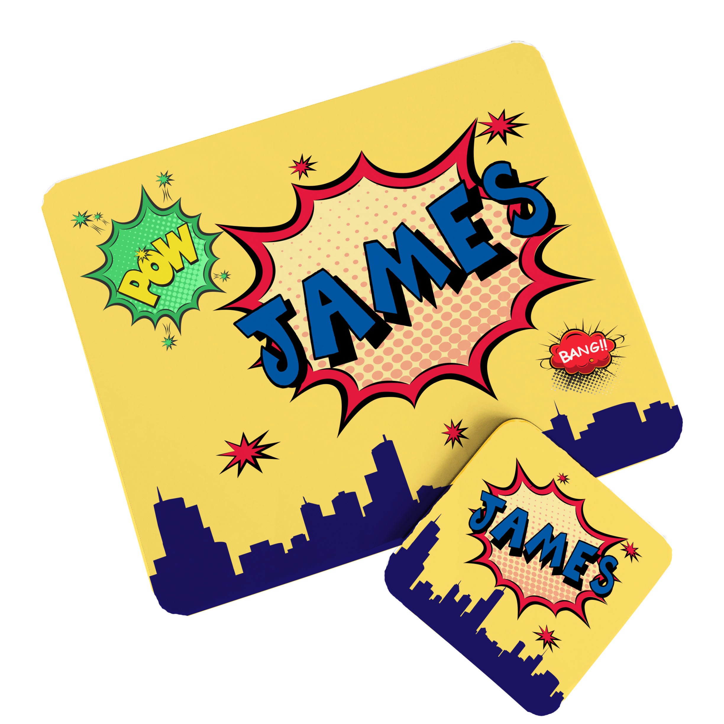 Personalisierte Comic-Strip Cartoon Holz glänzend Tischset & | Etsy