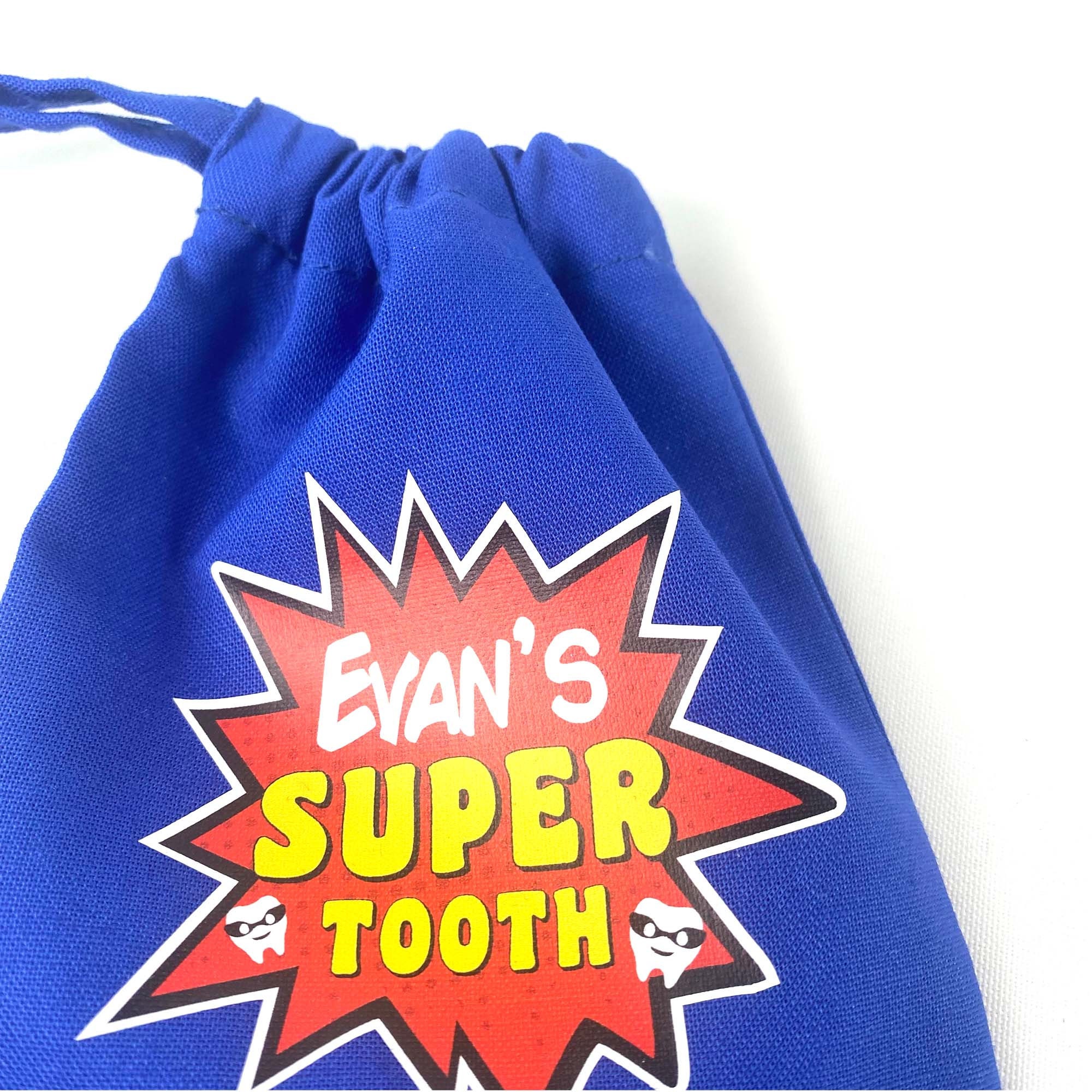 Personalised Superhero Tooth Fairy Bag Tooth Fairy Keepsake | Etsy