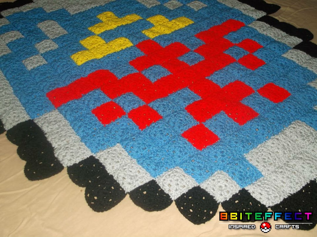 8-bit Legend of Zelda (link's Shield) Rug, Wall Hanging or Blanket - Etsy