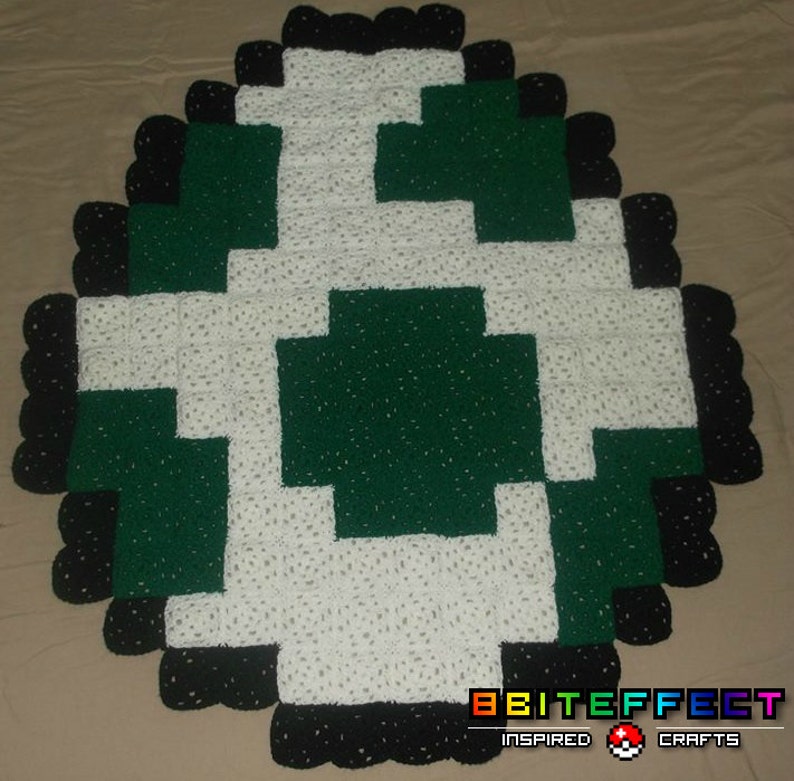8-bit Yoshi Rug, Wall Hanging or Baby Blanket! READY TO SHIP! - Etsy