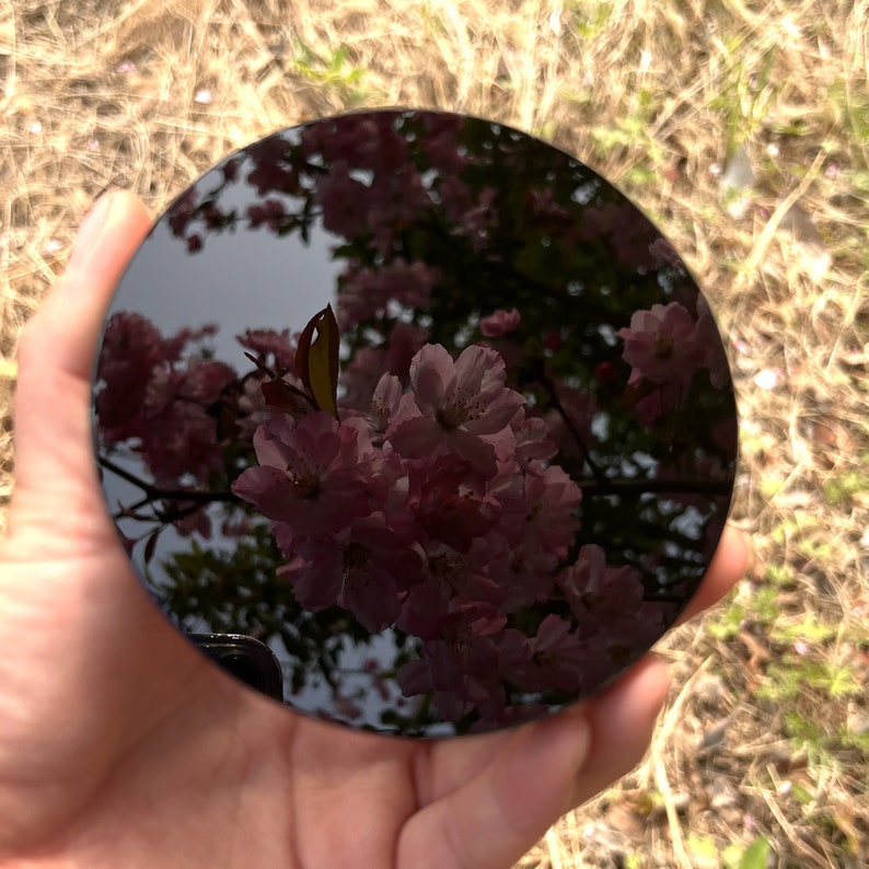 Handmade Obsidian Mirror Obsidian Scrying Mirror Crystal - Etsy