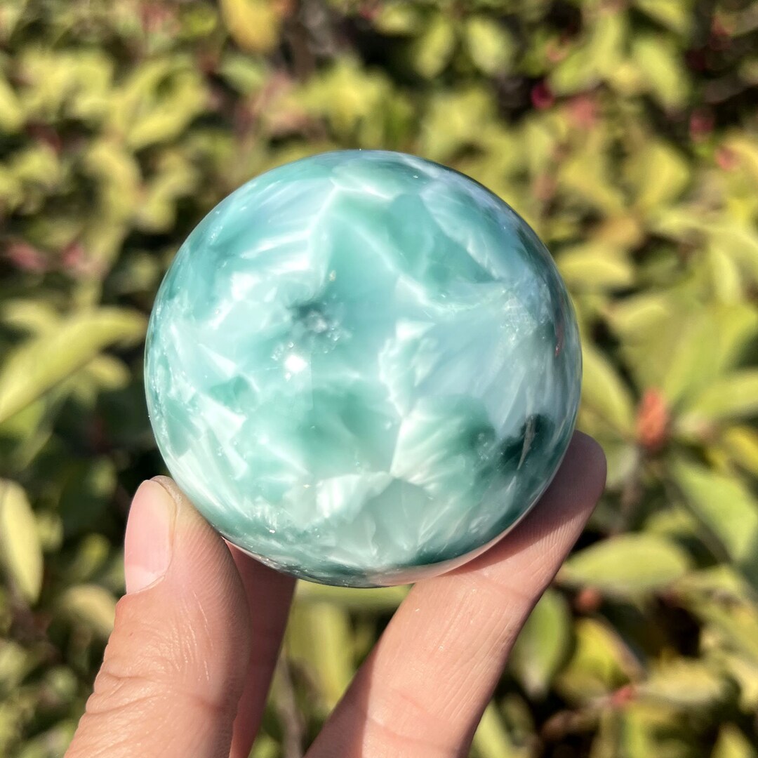 Green Angelite Man-made Cat's Eye China Larimar Q431 - Etsy