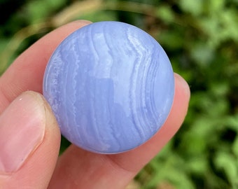 Blue Agate Sphere - Etsy