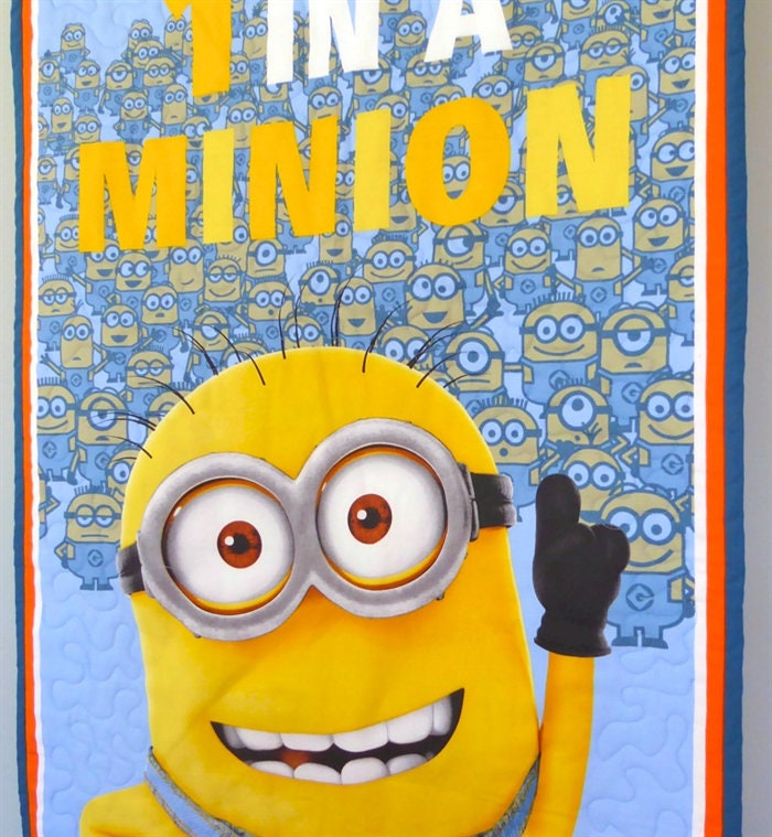Minion Cot Quilt Nap Time Daycare Kindergarten Panel - Etsy