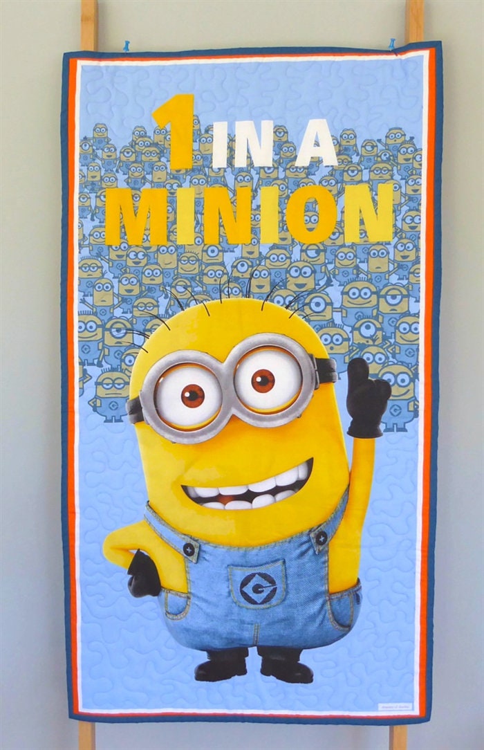 Minion Cot Quilt Nap Time Daycare Kindergarten Panel - Etsy