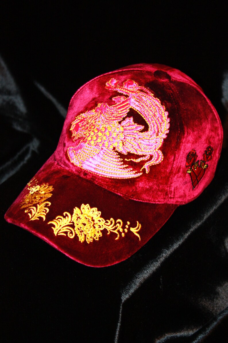 Unique Baseball Cap Shanghai Flower Women Rebel Chic Hat - Etsy