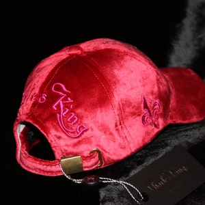 Roses Baseball Cap Women Silk Velvet Bling Hat Glam Rock Rebel Chic - Etsy