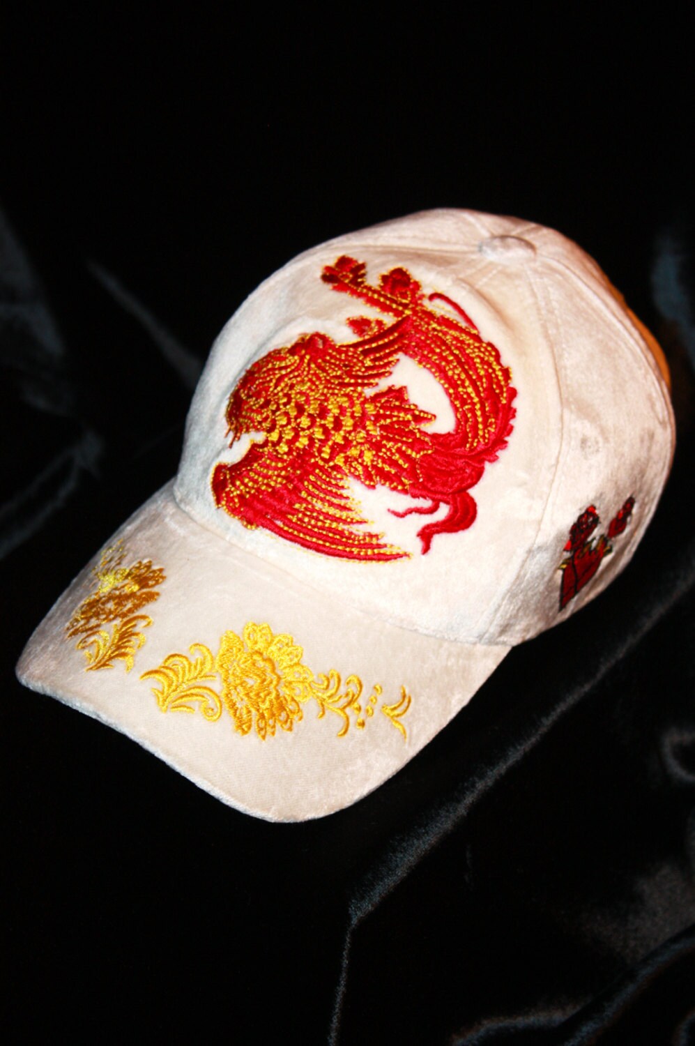 Oriental Design Women Baseball Cap Shanghai Flower Cool Sporty Rebel ...