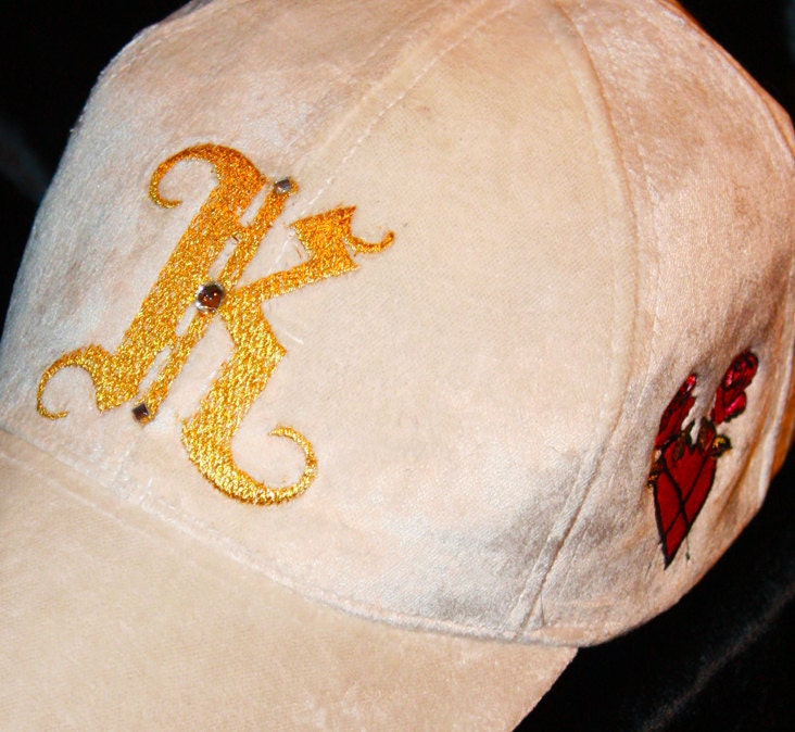 Monogram Baseball Women Cap Sport Chic Glam Rock Clothing Urban Wear ...