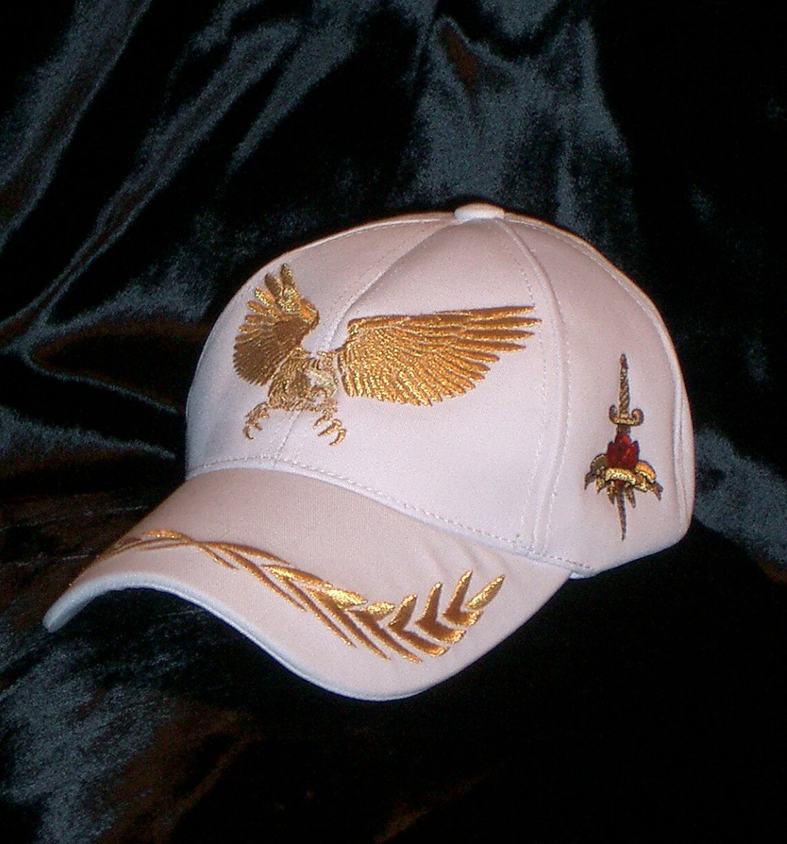 American Eagle Baseball Cap Men White Sport Golf Hat Gabardine - Etsy