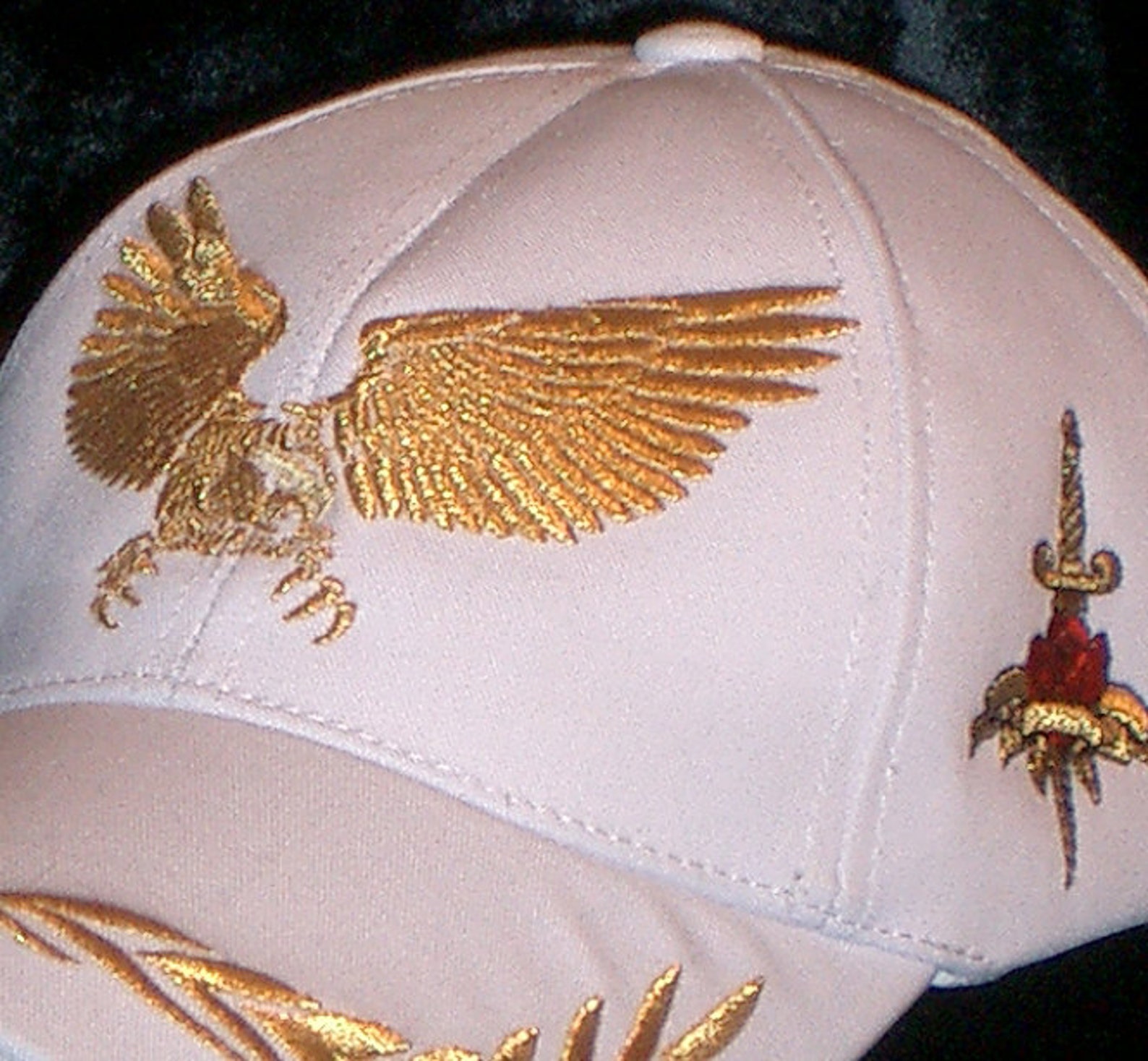 American Eagle Baseball Cap Men White Sport Golf Hat Gabardine - Etsy