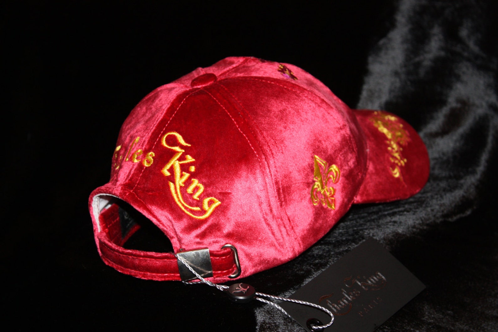 Shanghai Flower Pink Baseball Cap Silk Velvet Oriental Embroideries ...