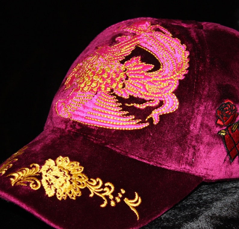 Unique Baseball Cap Shanghai Flower Women Rebel Chic Hat - Etsy