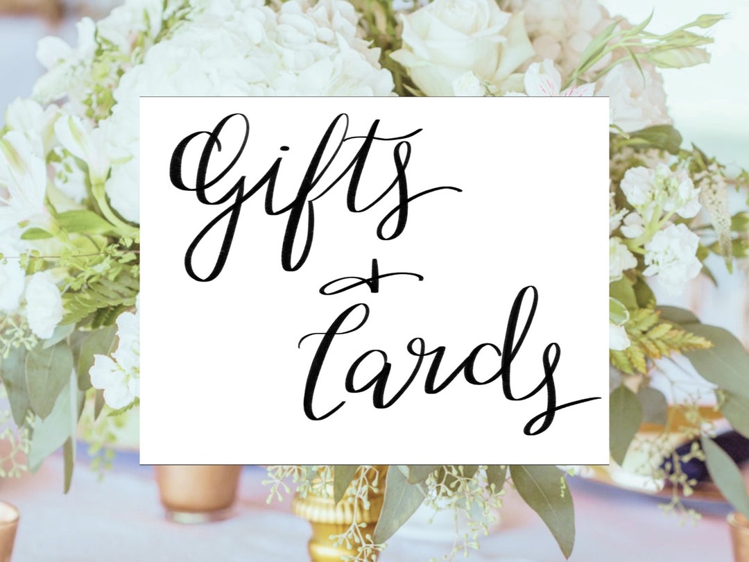 Hand Lettering Table Sign - Etsy
